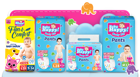 Produk Baby Happy: Popok Nyaman untuk Si Kecil Ceria!