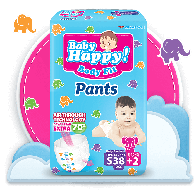 Baby Happy Pants S40: Popok Lembut untuk Bayi Baru Lahir!